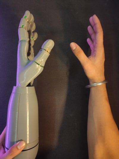 Cyborg Hand Robotic Cum Prosthetic Servo Powered Hand Duino