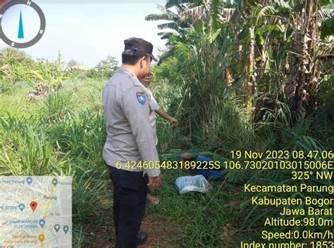 Penemuan Mayat Pria Di Lahan Kosong Gegerkan Warga Parung Okezone