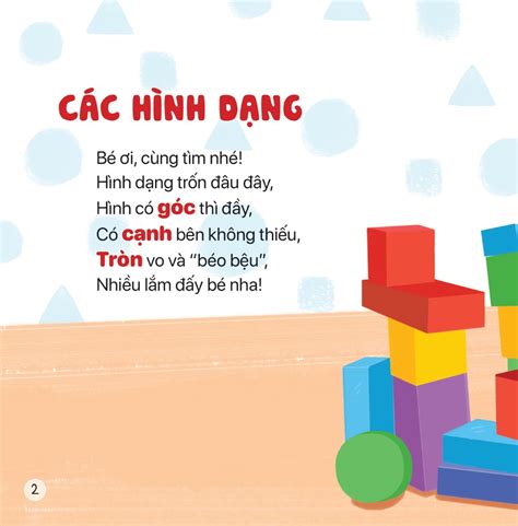 Thơ Hay Cho Bé Học Về Hình Dạng Newshopvn
