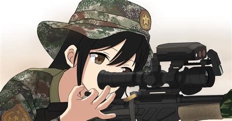 女兵士 Cslr4高精狙 橘味环游天际のイラスト Pixiv