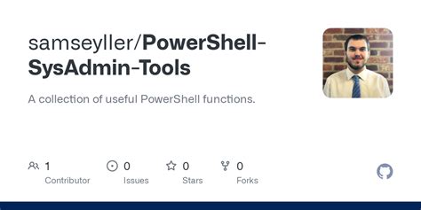 GitHub Samseyller PowerShell SysAdmin Tools A Collection Of Useful PowerShell Functions