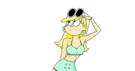 Loudhouse Leni Loud Leni Loud Beach Pixiv