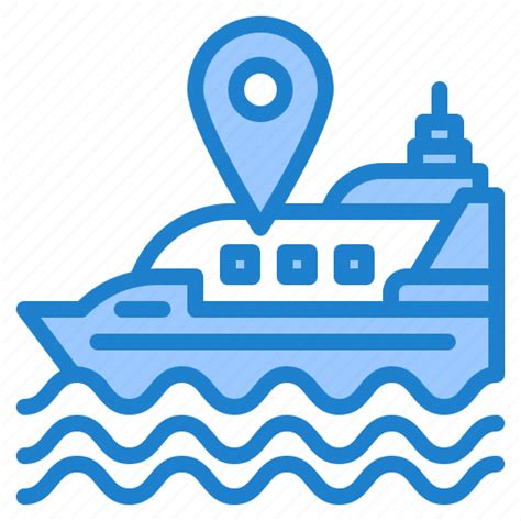 Shipping Ship Location Nevigation Transport Icon Download On