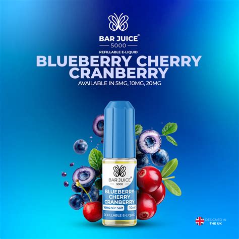 Blueberry Cherry Cranberry Bar Juice