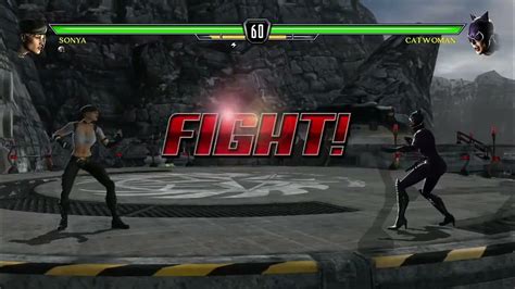 Mk Vs Dc Battles Sonya Vs Catwoman Youtube