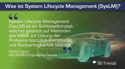 Was Ist System Lifecycle Management Syslm Systems Engineering Trends