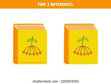 Find Three Differences Between Two Pictures Stock Vector Royalty Free