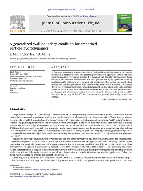 A Generalized Wall Boundary Condition Fo Pdf Viscosity Fluid Dynamics
