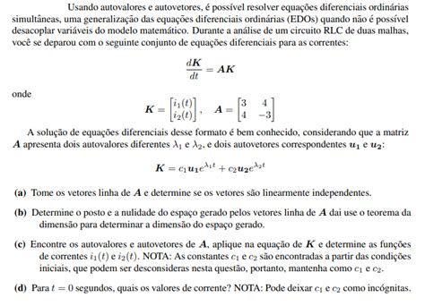 Solved Using Eigenvalues And Eigenvectors It Is Possible To
