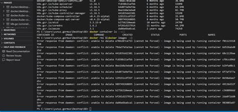 Visual Studio Code Unable To Delete Docker Images Stack Overflow