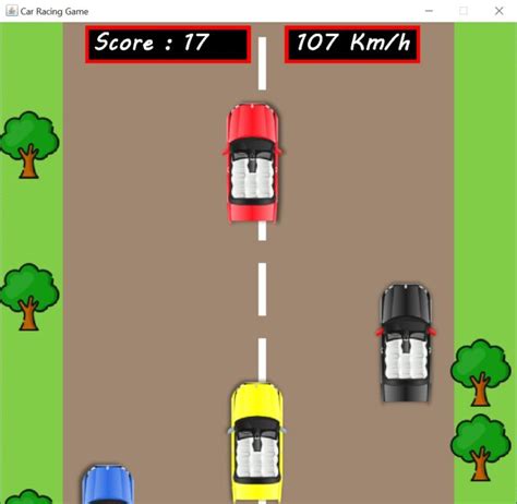 Simple Car Race Game In Java Copyassignment