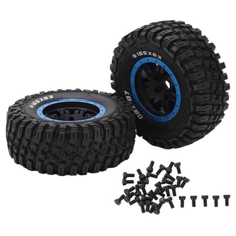 Zerone Pneu RC 1 7 Lot de 2 pneus en caoutchouc de 165 mm de diamètre