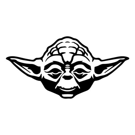 Yoda Sticker £199 Bluntone Affordable Bespoke Vinyl Stencils