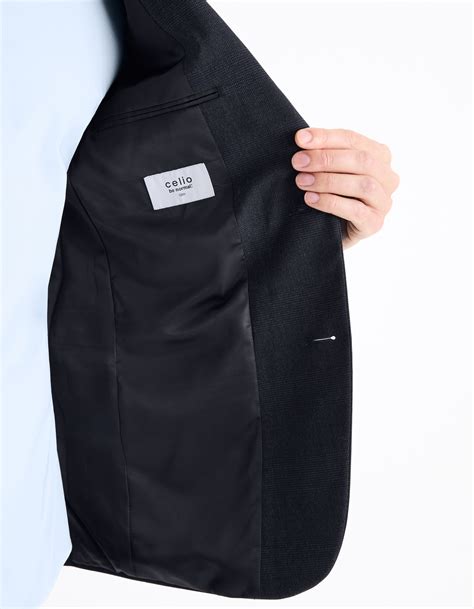 Veste De Costume Slim Navy Celio Be Normal