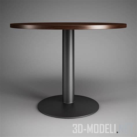 3D модель – Круглый офисный стол