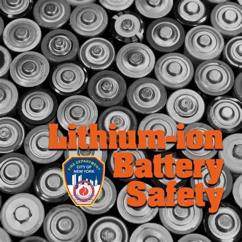 Safety Tips For Lithium Ion Batteries FDNY Smart