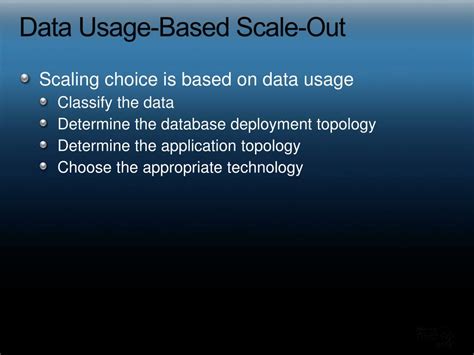 PPT Implementing Scale Out Solutions With Microsoft SQL Server 2005 PowerPoint Presentation