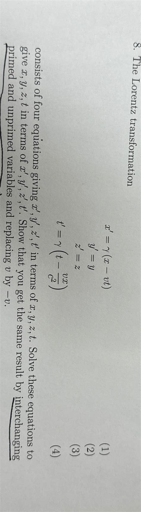 The Lorentz