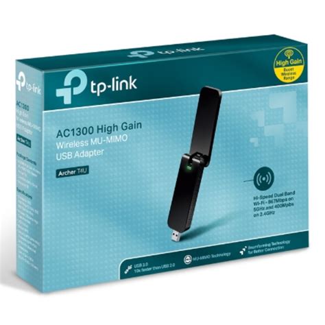 TP Link Archer T U MU MIMO AC Wireless Dual Band USB Adapter Computers Tech Parts