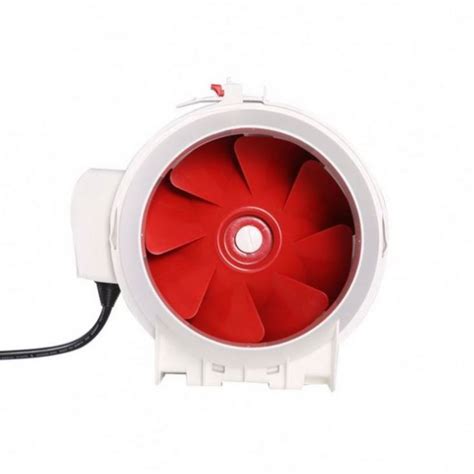315mm Customization Silence Inline Fan Speed Control Mix Flow Duct Fan With White Body And Red 315mm Customization Silence Inline Fan Speed Control Mix Flow Duct Fan With White Body And Red