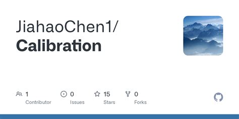 Github Jiahaochen1calibration