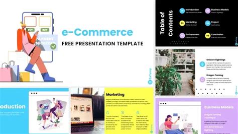 Free E Commerce Ppt Presentation Template Eatemp
