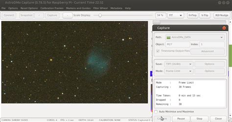 X Bit Astro Imaging M With AstroDMx Capture For The Raspberry Pi Bit Ubuntu MATE Pi OS