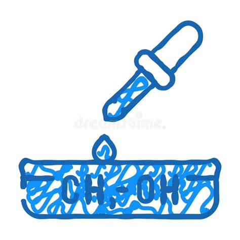 Organic Solvent Icon Doodle Illustration Stock Vector Illustration Of