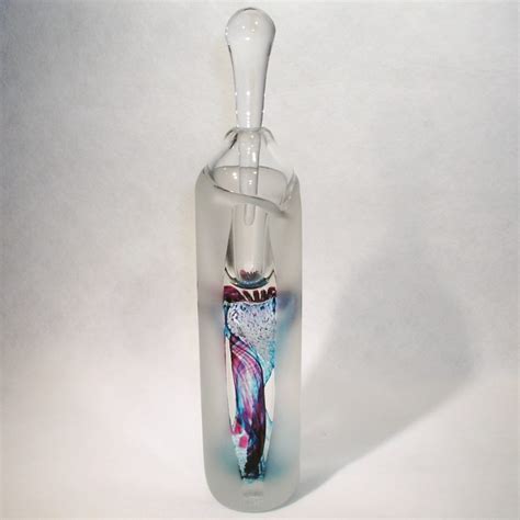 Turquoise Ruby Sea Perfume Bottle By Jane Charles Pyramid Gallery