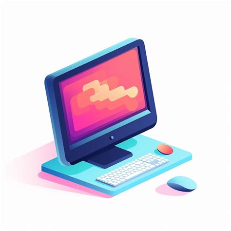 Tecnología De La Computadora Pantalla De Pc Escritorio Aislado Monitor De Internet Portátil