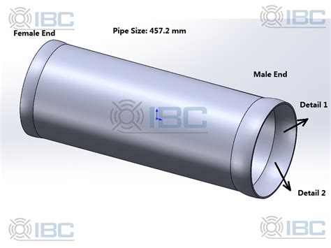 Spherical Socket End Pipe With Air Chamber Supply From Ibc