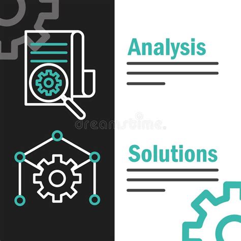 Analysis And Solutions Stock Vector Illustration Of Strategy 229721017