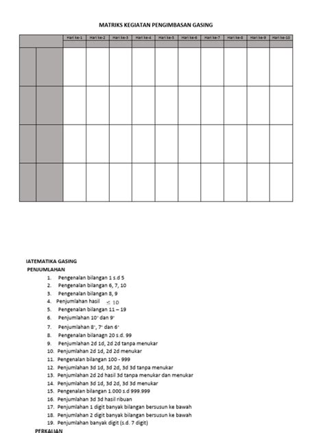 Matriks Dan Materi Gasing Pdf