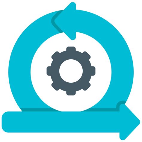 Iteration Agile Cycle Arrows Gear Development Process Icon Download On Iconfinder