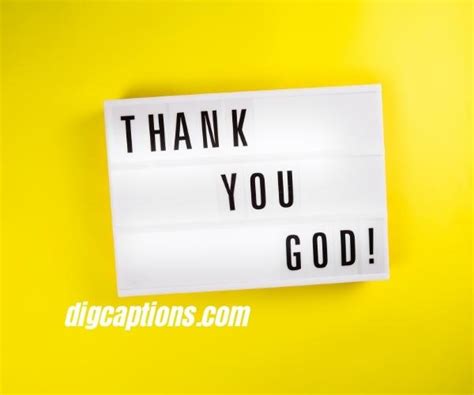 Thank You God Quotes And Captions For Instagram