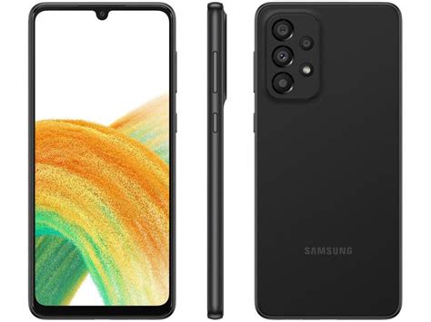 Smartphone Samsung Galaxy A33 128gb Preto 5g 6gb Ram 64” Câm