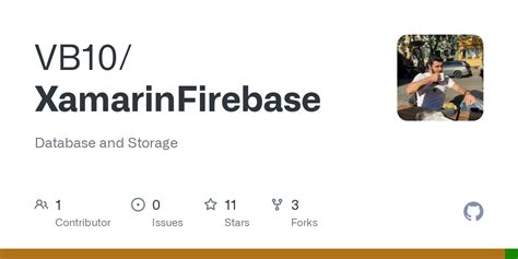 GitHub VB XamarinFirebase Database And Storage