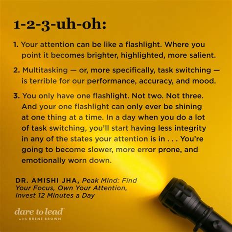 Lisa Boli On Linkedin Love This Excerpt From Dr Amishi Jha And How Real Brené Is About It Too I