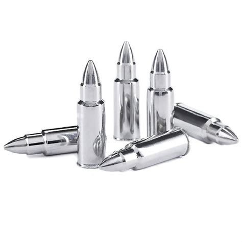 Stainless Steel Whiskey Cooling Bullets 6pc • The Gentlemans Flavor