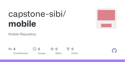 GitHub Capstone Sibi Mobile Mobile Repository