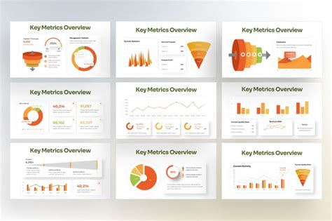 Key Metrics Overview Infographics Powerpoint Incl Performance