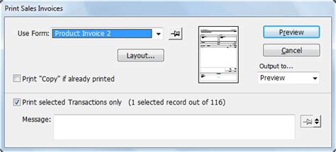 Printing And Emailing Sales Invoices