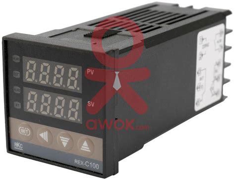 Dual Digital Pid Temperature Controller Thermostat Rex C100 Thermocouple Ssr 40da Solid Relay