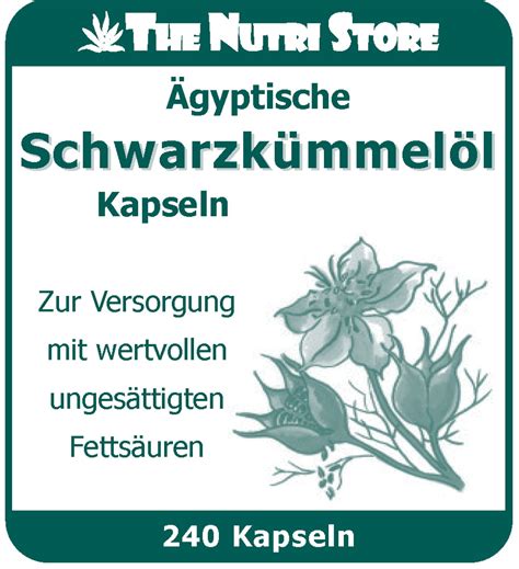 Gyptische Schwarzk Mmel L Kapseln Stk Energia Vital Shop