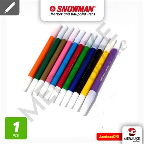 Jual Spidol Snowman Pencil Marker Kecil Satuan Shopee Indonesia