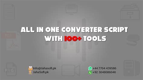 Get All In One Converter Script With 100 Tools Jahasoft