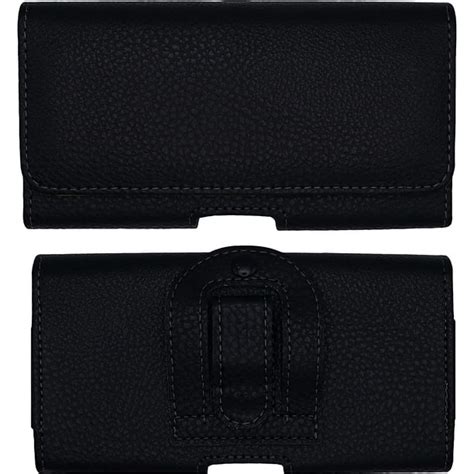 Classic Pouch With Belt Clip For Omnipod 5 Controller Horizontal1 Black