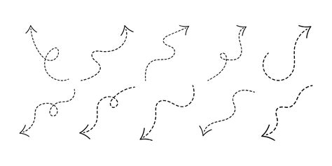 Premium Vector Curly Arrow