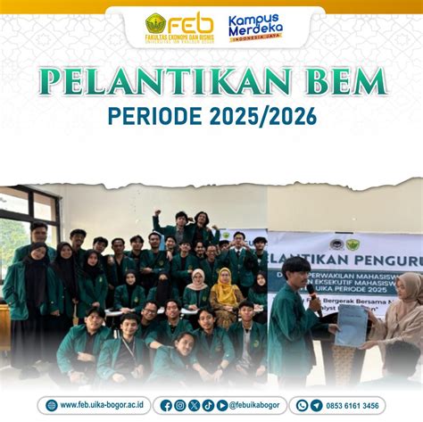 Pelantikan Badan Eksekutif Mahasiswa Periode 2025 2026