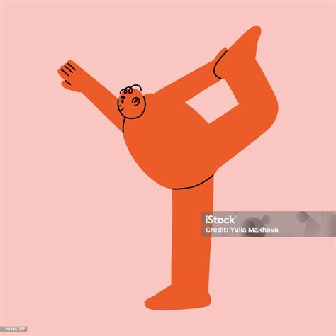 이상한 생물이나 큰 팔과 작은 머리를 가진 사람들 귀여운 불균형 한 고립 된 캐릭터 다른 포즈로 손으로 그린 벡터 일러스트 레이 션 귀여운에 대한 스톡 벡터 아트 및 기타